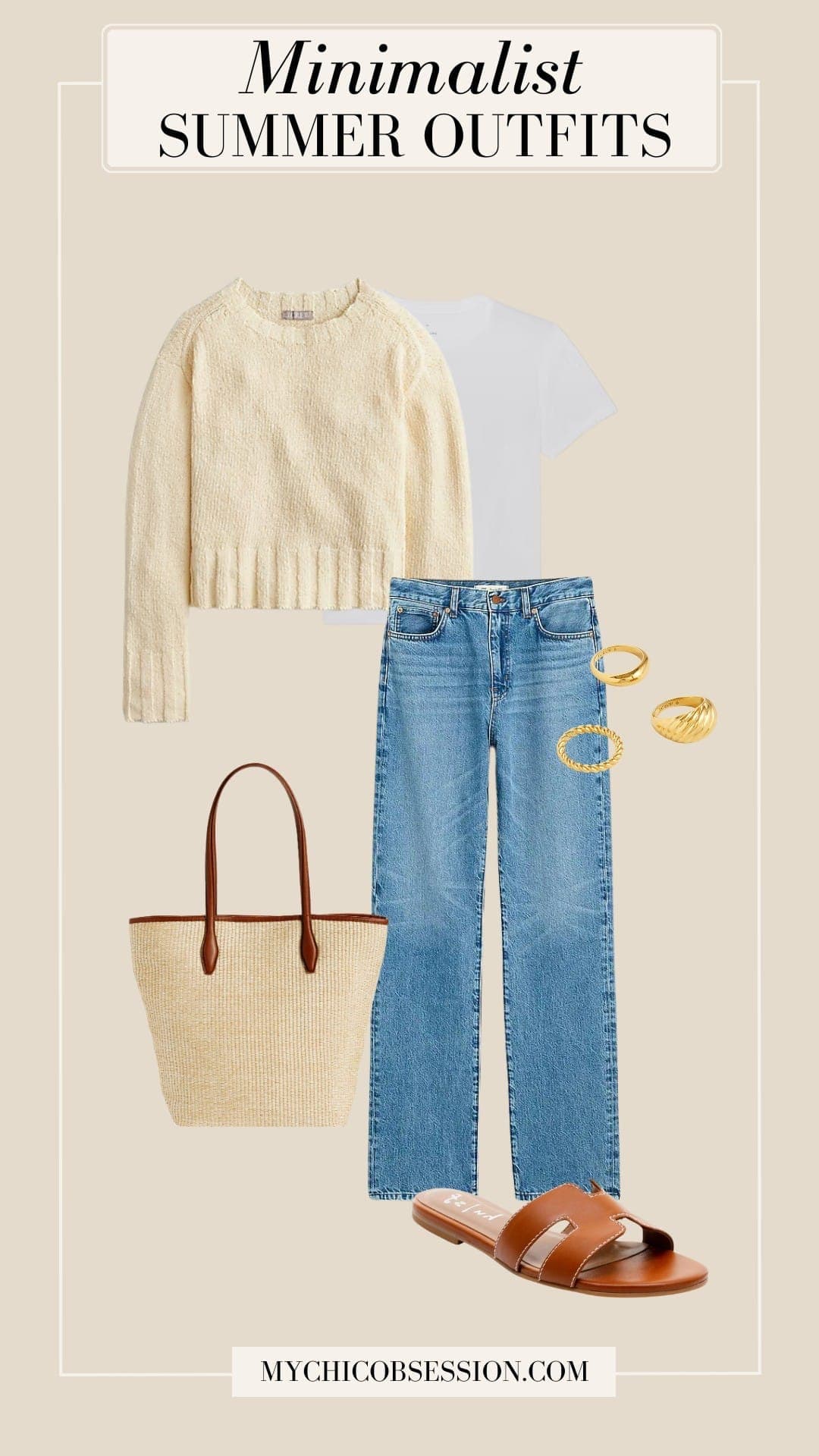 How to Create 14 Looks With a Minimalist Summer Wardrobe - MY CHIC ...