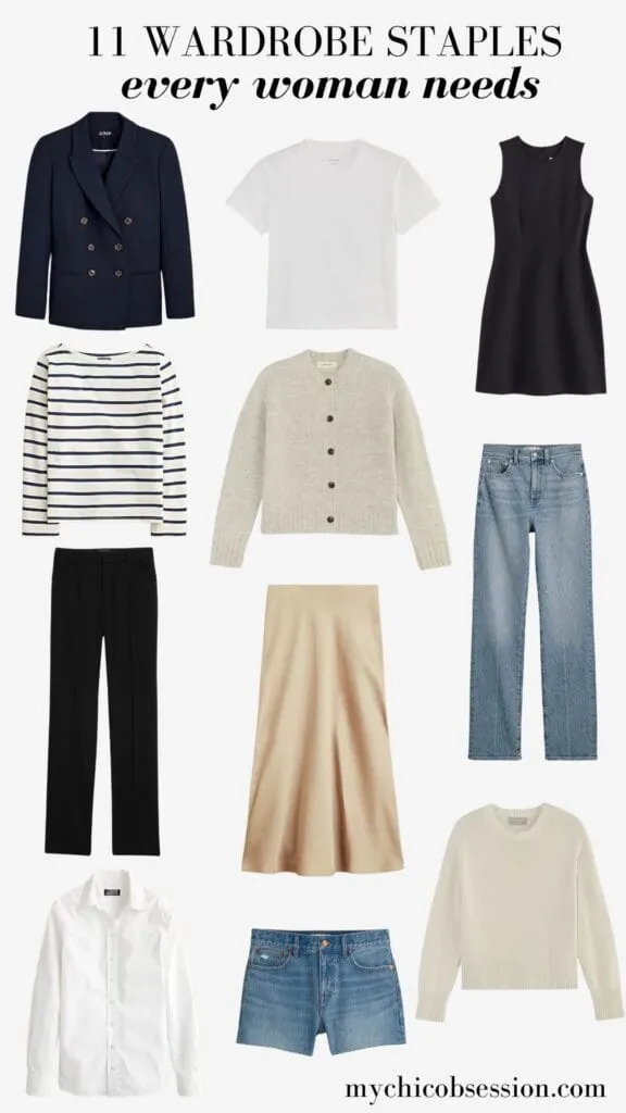 11 Wardrobe Staples Every Woman Needs - MY CHIC OBSESSION