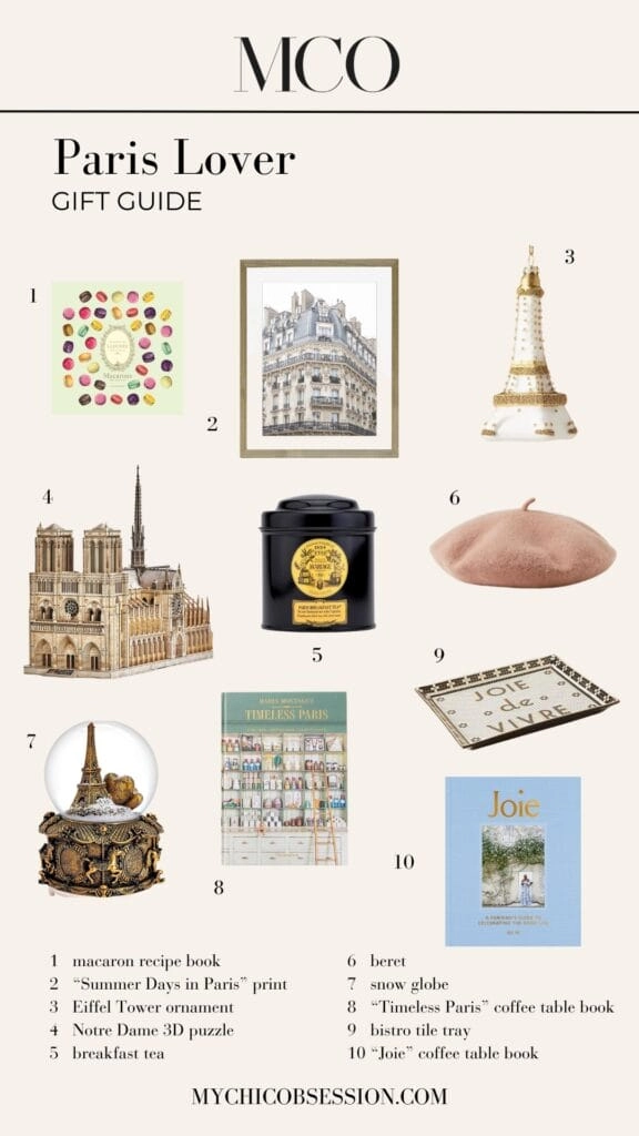 60 Paris Gift Ideas for Everyone on Your Shopping List - MY CHIC OBSESSION